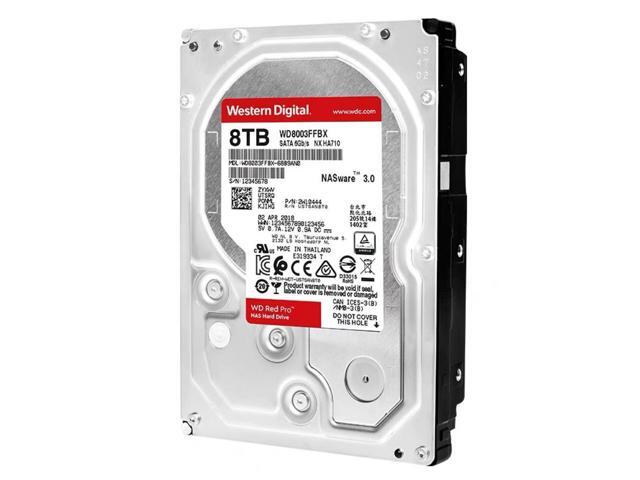 1pcs- WD8003FFBX mechanical hard disk 8T Western Digital hard disk cloud storage NAS red disk ...