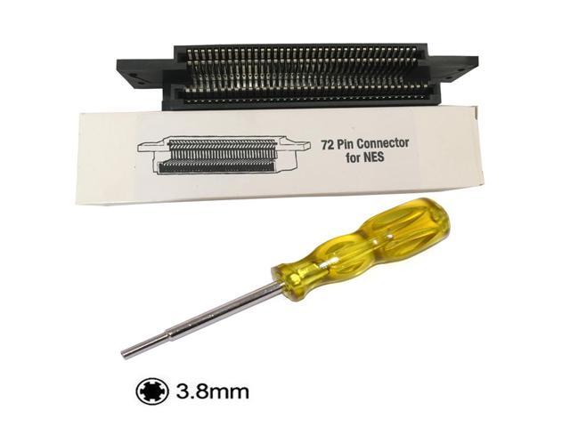 Game Cartridge Slot Connector for NES 72 Pin Replacement Repair Parts ...