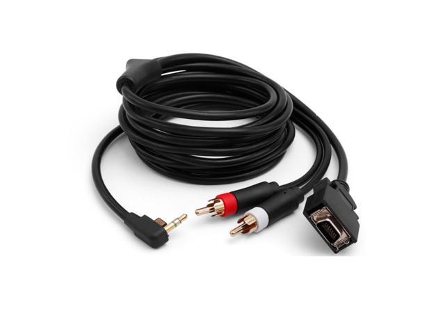 100pcs D terminal cable Audio Video AV cable for PSP2000/3000 black 1 ...