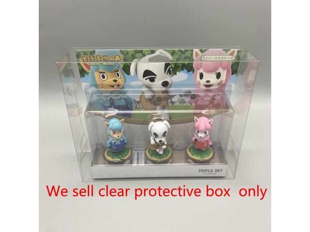100pcs PET protective box For Animal Forest amiibo triple set ...