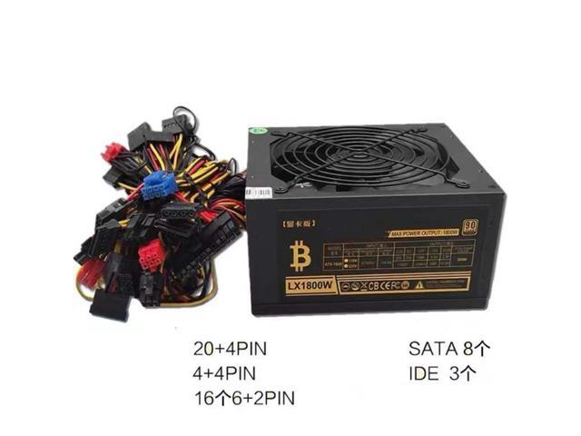 For JULONGFENGBAO LX1800W Dedicated Power Supply 1800W 180-240V 20+4PIN ...