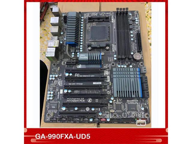 Desktop Motherboard For Gigabyte for GA-990FXA-UD5 AM3+ PCIE 3.0 FX ...