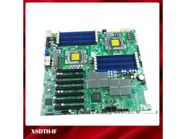 Server Motherboard For Supermicro X8DTH-IF X5520 LGA-1366 7*PCI-E Good ...