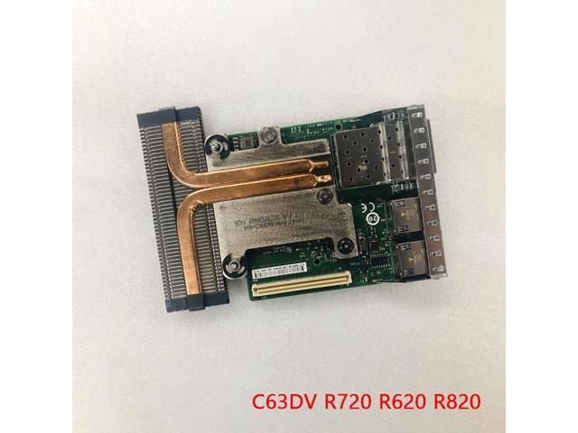 For DELL R730 R720 X520+I350 0C63DV MT09V NWMNX 10GB+1GBE Network Card ...