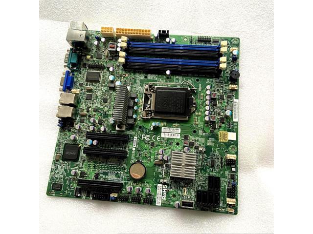 Server Motherboard For Supermicro X9SCL-F 1155 U-ATX C202 Perfect Test ...