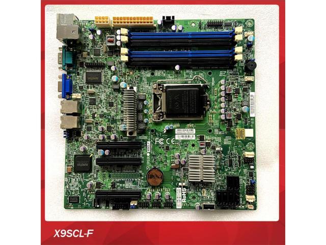 Server Motherboard For Supermicro X9SCL-F 1155 U-ATX C202 Perfect Test ...