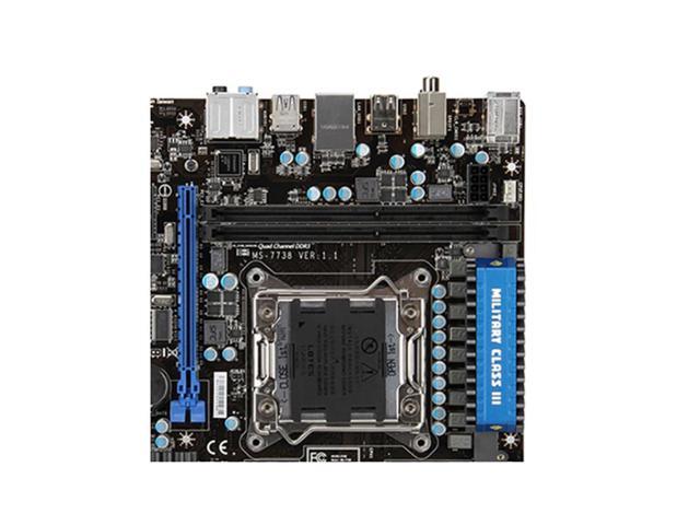 Desktop Motherboard For Msi X79MA-GD45 MS-7738 LGA 2011 DDR3 64GB SATA3 ...
