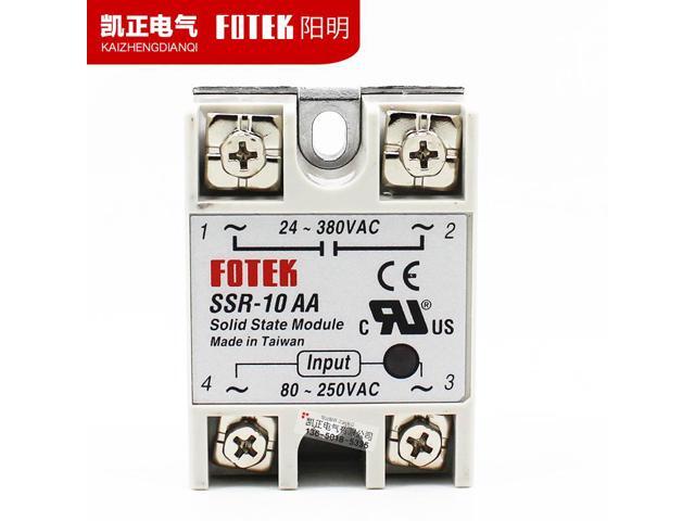 authentic SSR Taiwan FOTEK single-phase solid state relay SSR-10AA AC control AC - Newegg.com