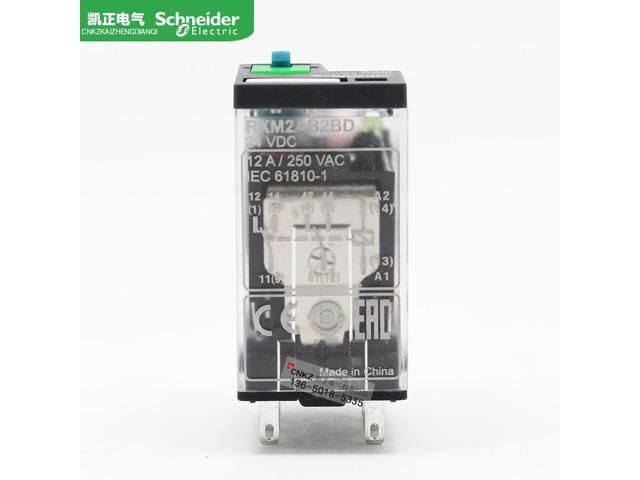 10 pieces of authentic Schneider small relay RXM2AB2BD DC24V 12A two ...