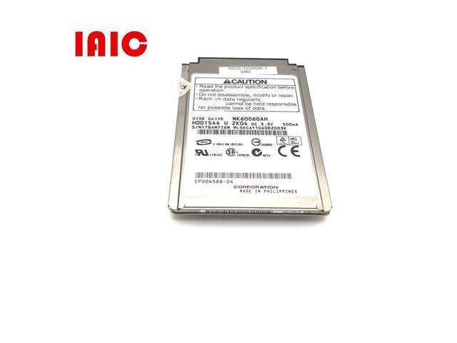 1.8" CF/PATA MK6006GAH 60GB 4200RPM Hard Drive replace MK8007GAH ...