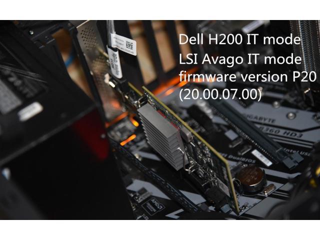 Dell H200 Integrated 6Gbps SAS HBA w/ LSI 9211-8i P20 IT Mode ZFS NAS ...