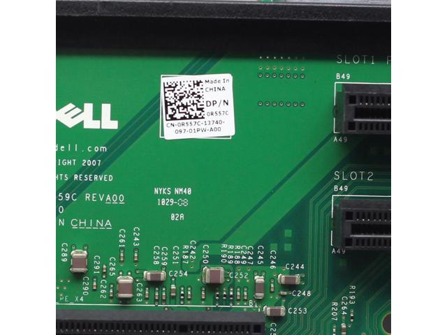 0R557C/0R559C FOR DELL R710 server PCI-E expansion Riser Card Board ...