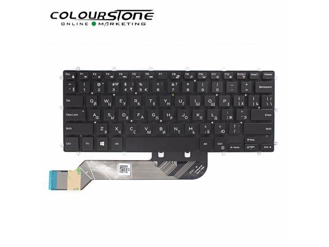 For DELL INSPRION 14 14-7466 V7466 Service laptop keyboard russia black ...