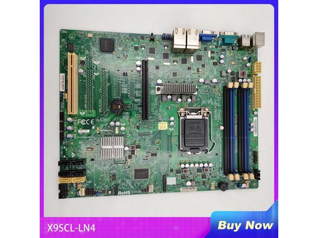 X9SCL-LN4 For Supermicro Server Motherboard C202 Chipset LGA 1155 ...