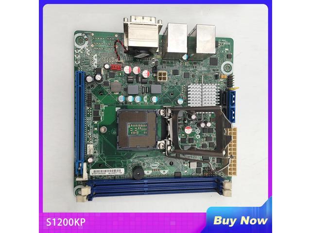 Server Motherboard S1200KP LGA1155 MINI-ITX Dual Gigabit Network Card ...