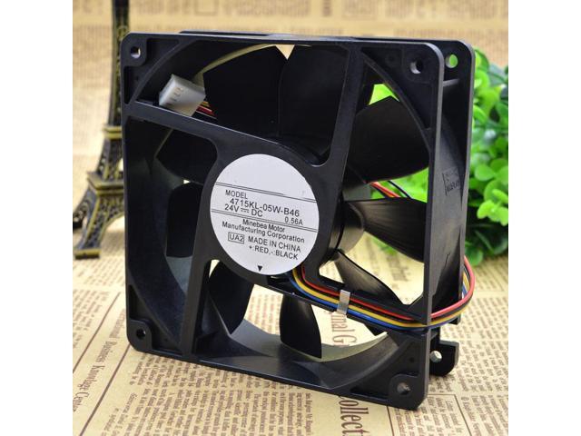 4715kl-05W-B46 12038 24V 0.56A 4-wire shaft fan - Newegg.com