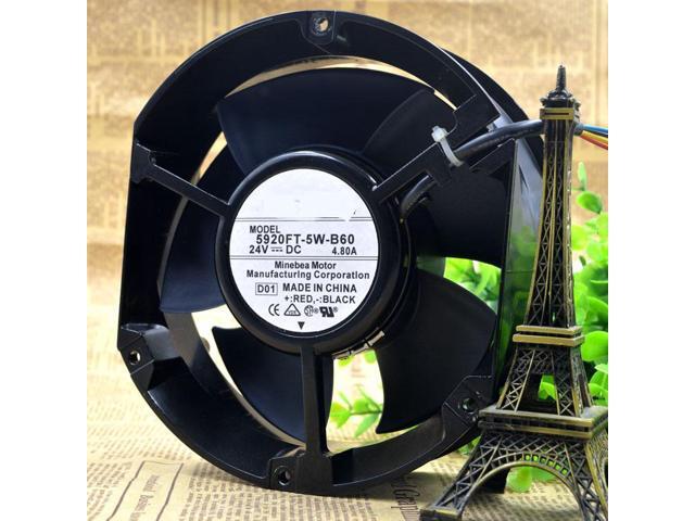 The 5920FT-D5W-B60 24V 4.80A 17 CM 17251 4 wire variable frequency fans ...