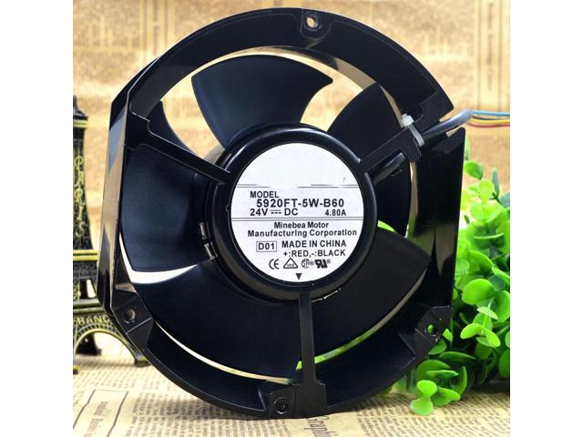 The 5920FT-D5W-B60 24V 4.80A 17 CM 17251 4 wire variable frequency fans ...
