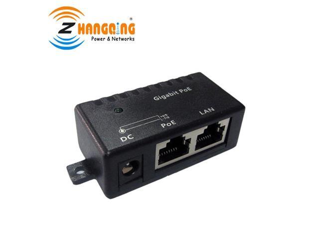 Single port Gigabit PoE Injector 1pc for IP Camera IP Phone Access ...