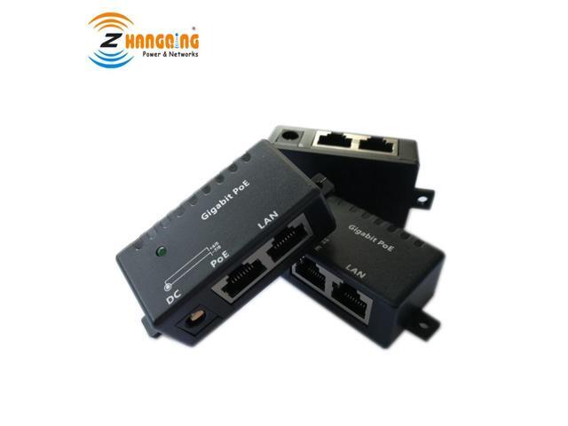 Security Gigabit Single Port PoE Injector 1000Mbps PoE Panel For IP ...