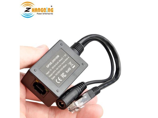 PoE Inline Converter for 12 Volt and Solar to PoE Conversions set Input ...