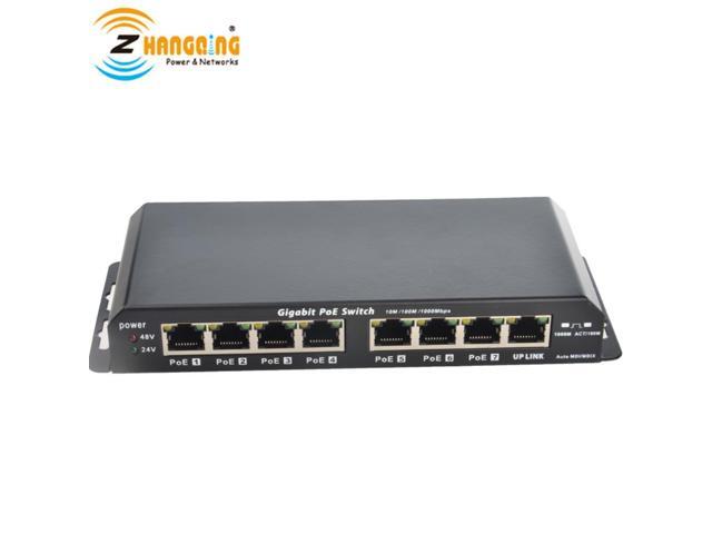 7+1 port gigabit Power over ethernet Passive POE switch 1 Uplink for ...