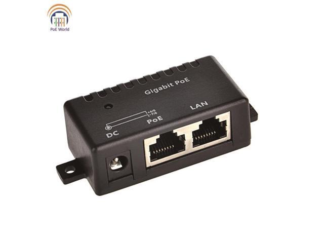 Lightning Protection PoE Injector Anti-thunder PoE Splitter Gigabit 24V ...