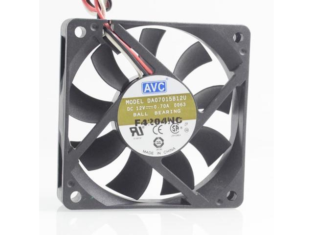 7CM 70mm CPU cooling fan winds of 7015 0.7A DC12V DE07015R12U 70*70 ...