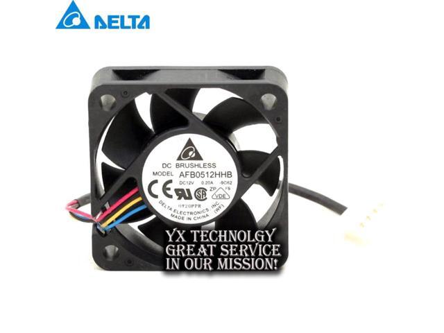 5015 AFB0512HHB 50mm 12V 0.20A double ball four wire PWM server cooling ...