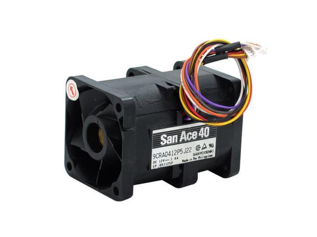 For SANYO 9CRA0412P5J22 DC 12V 1.4A 4056 4CM 40mm 1U case server ...