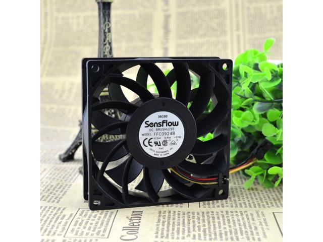 90*90*25mm 3-wire FFC0924B 9025 90mm 0.60A Super with speed sensor ball ...