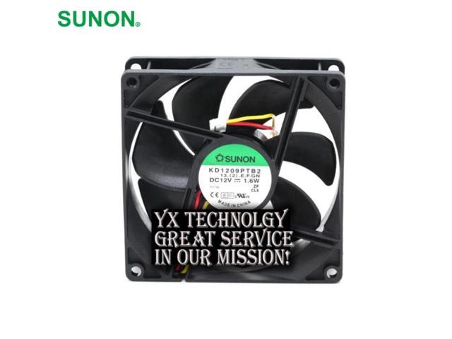 For SUNON KD1209PTB2 92mm 9225 12V 1.6W mute durable chassis cooling ...