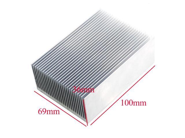 1pcs High- power electronic radiator heat sink fins fine-toothed 100 * ...