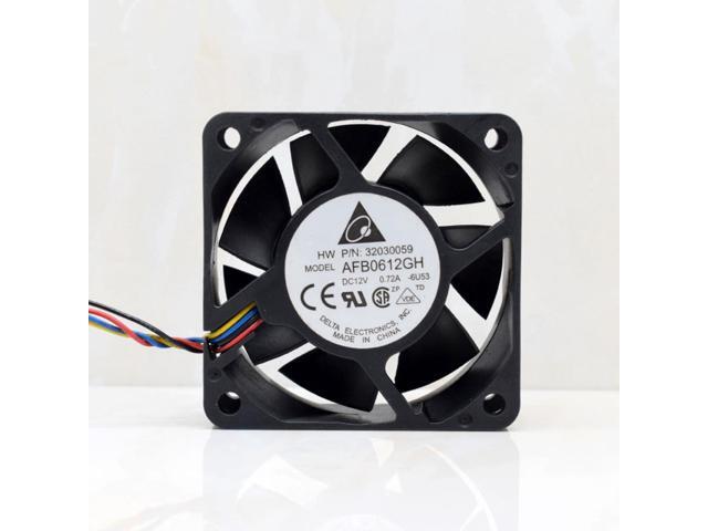 1pcs AFB0612GH 6025 6CM 60MM 12V 0.72A 4 line pwm server inverter ...