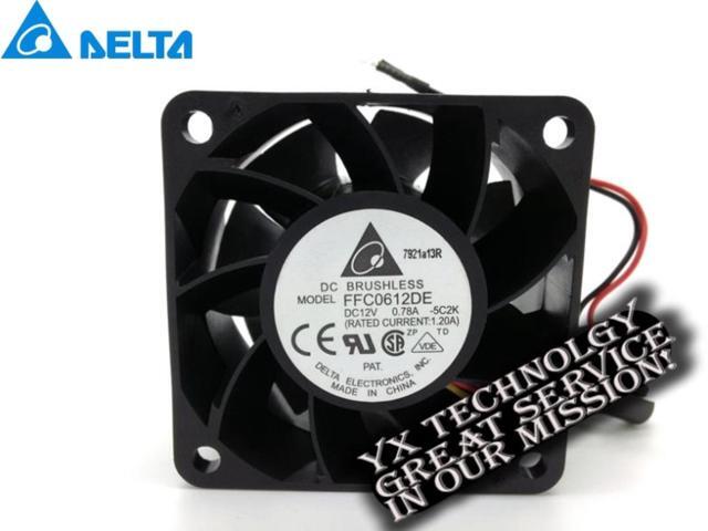 6038 6CM 60mm server chassis cooling fan 12V 0.78A FFC0612DE PWM ...