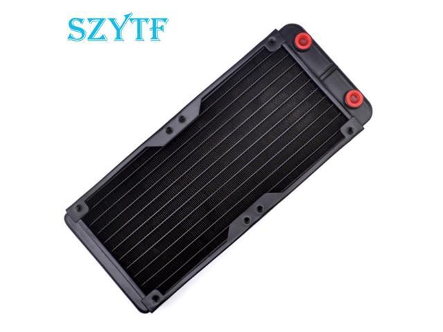 CPU-240 Aluminum PC Water Cooling Radiator 240 18 Chennels For Computer ...