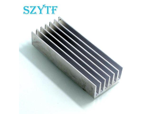 10pcs Pure aluminum heat sink aluminum radiator fins 100*40*20MM ...