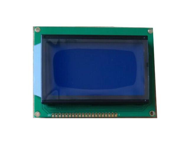 12864 LCD Module Controller KS0108 Gray &blue Color screen 54X50mm - Newegg.com