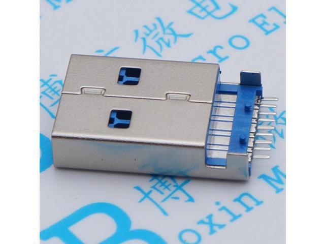 100pcs 3.0 A male USB A type male USB plug sink plate USB interface 3.0 ...
