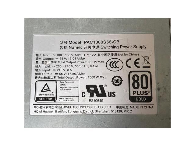 For Huawei PAC1000S56-CB 02312KND 1000W AC PoE Power Module For S1730S ...