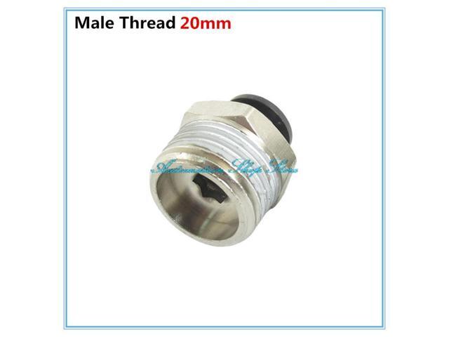 5pcs 1/2"PT Male Thread Dia 8mm Pipe Push In Quick Joint Connector ...
