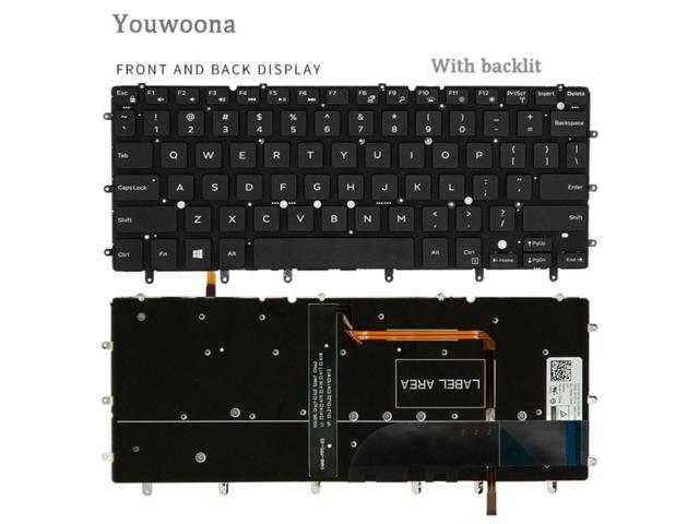 Laptop Keyboard For Dell XPS13 7547 7548 7352 7347 9343 9350 9360 P41F ...