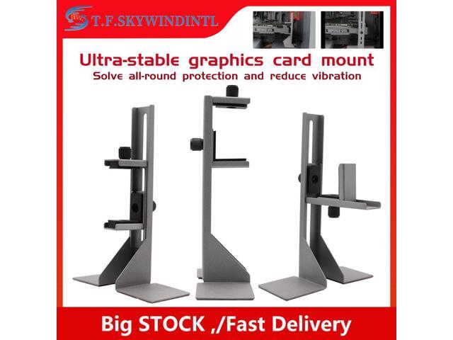 Height Width Adjustable Under-desk CPU Holder Computer Graphics Card ...
