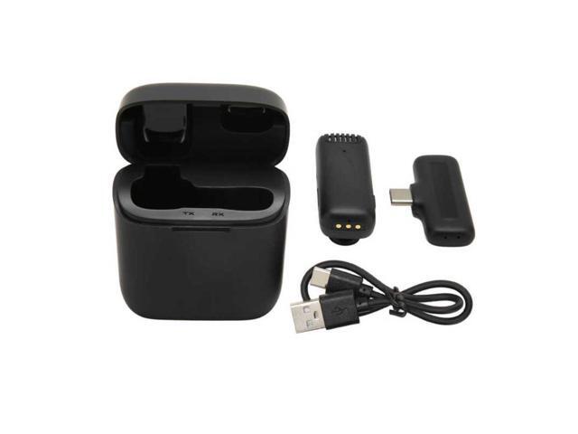 Wireless Clip Mic 2.4G HiFi Professional Type C Noise Reduction Lapel Clip On Microphone ...
