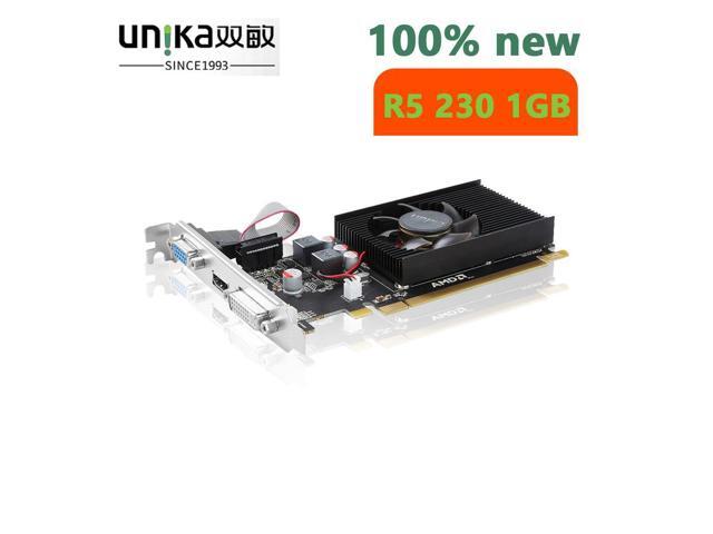 Brand UNIKA R5 230 1G Graphic Card For Radeon R5 230 Series R5230 1GB ...