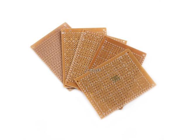 10pcs Bakelite Circuit Board DIY Prototype Single Side Copper PCB Board ...