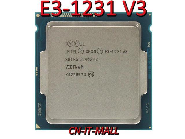 Intel Xeon E3-1231 V3 CPU 3.4GHz 8M 4 Core 8 Threads LGA1150 Processor - Newegg.com