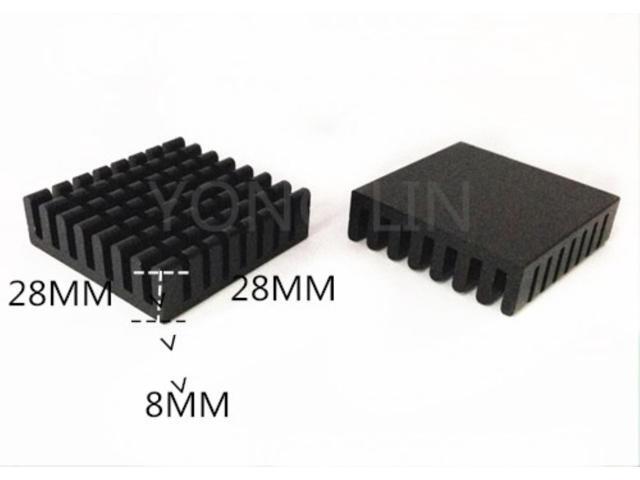 10pcs heatsink 28*28*8mm High Power CPU Aluminium Radiator Heatsink For ...