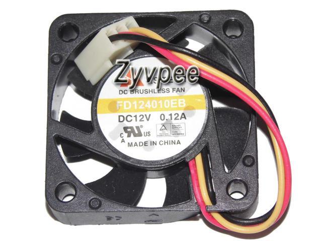 Y.S.TECH 40*10MM FD124010EB 12V 0.12A 3 Wires 3 Pins 4CM Case Fan mini ...
