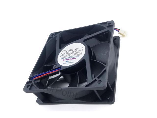 for MECHATRONICS F1238H12B1 DC 12V 0.440A 3-wire 120x120x38mm Server ...